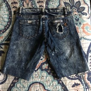 VIP | Shorts | One Of A Kind Repurposed Jean Short 34 | Poshmark